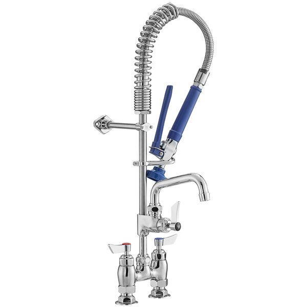 Waterloo 1.15 GPM Low Profile Deck-Mounted Pre-Rinse Faucet with 4 ...
