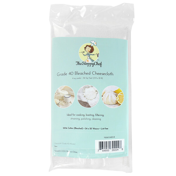 Grade 40 Cheesecloth (Bleached, 4 Square Yards)