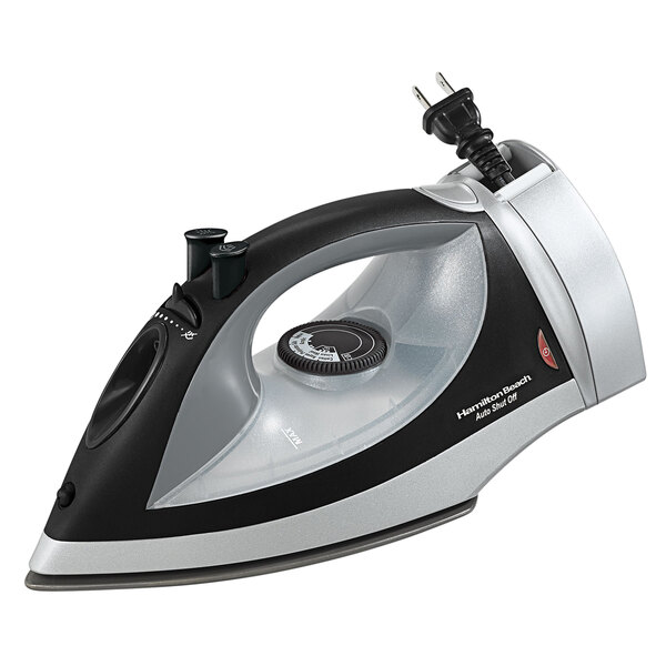 Hamilton Beach 14210R Black Full-Featured Hospitality Iron, Steam & Dry ...
