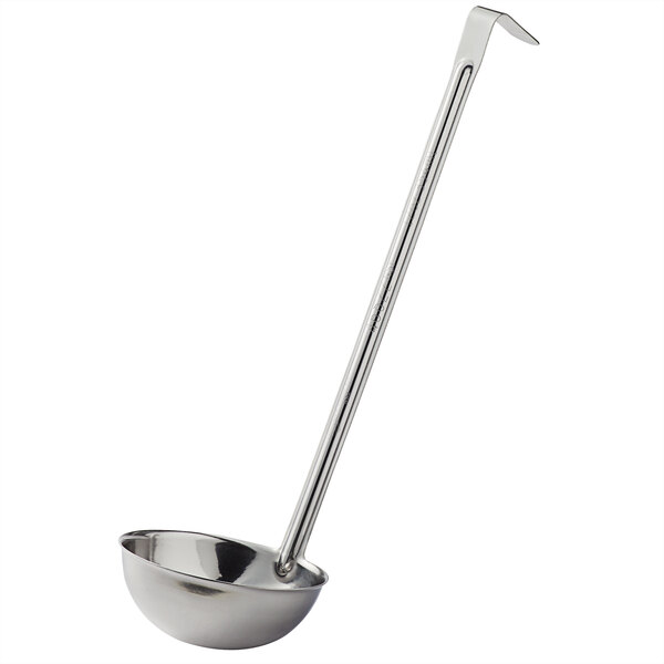 Vollrath 46822 12 oz. Stainless Steel One-Piece Ladle