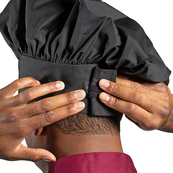 Uncommon Chef Black Customizable Poplin Chef Hat 0100
