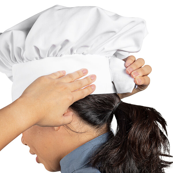 Uncommon Chef White Customizable Twill Chef Hat 0150