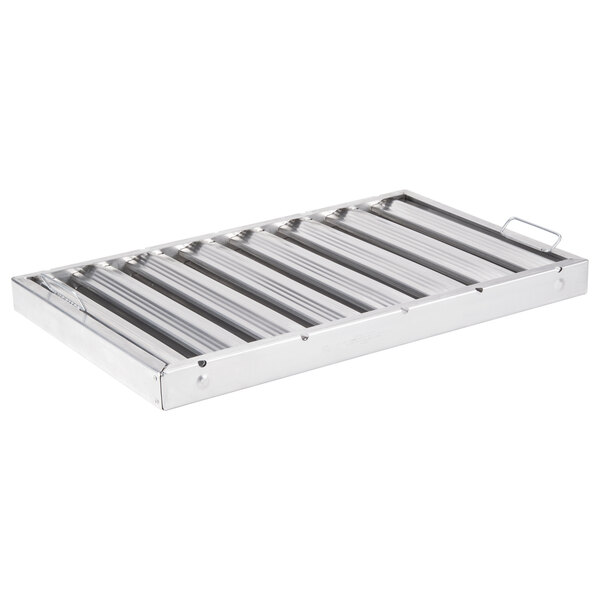 AllPoints 26-1759 16"(H) x 25"(W) x 2"(T) Aluminum Hood Filter - Ridged ...