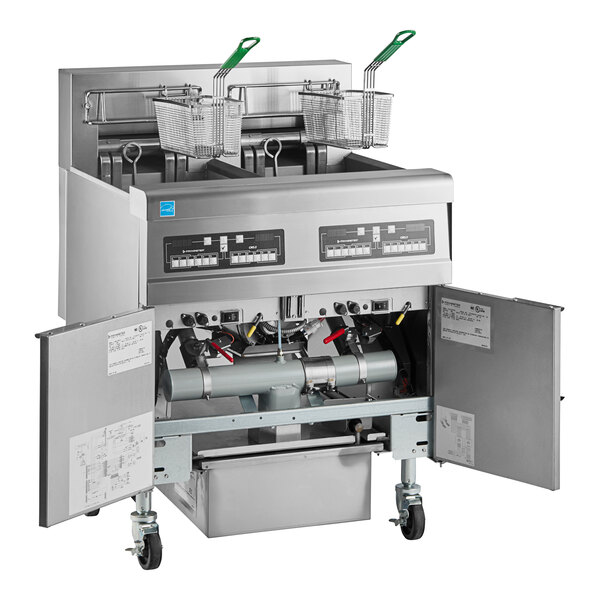 Frymaster FPRE214 High Efficiency Electric Floor Fryer with (2) 50 lb ...