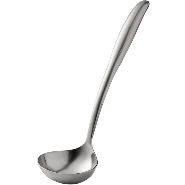 Tablecraft 5304 Dalton 4 oz. 18/8 Stainless Steel Soup Ladle