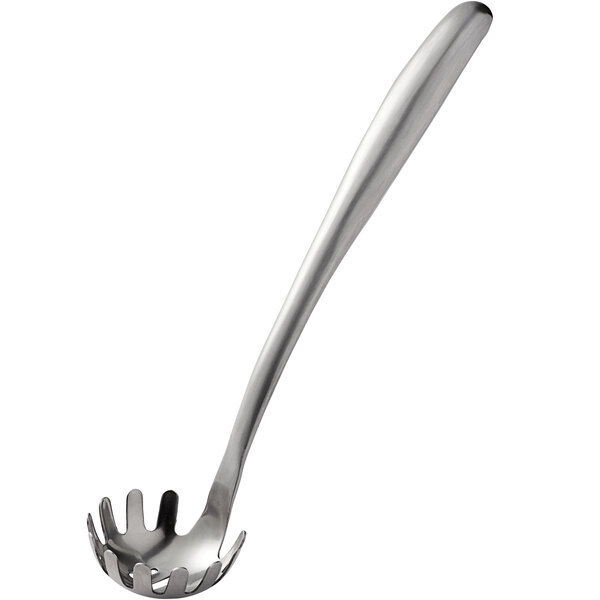 Tablecraft Stainless Steel Pasta Server - 12 1/2"