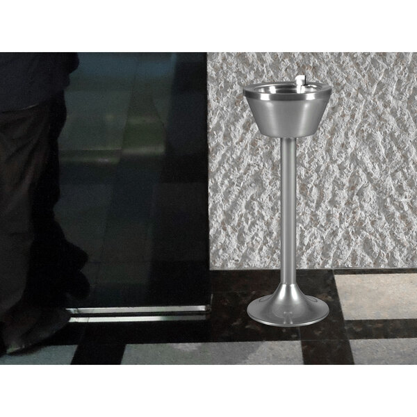 Ex-Cell Kaiser 501 CPDR-FLIP Chrome Pedestal Smoking Urn