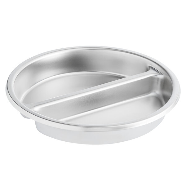 Vollrath T3515DFP Stainless Steel Round Divided Food Pan for Value ...