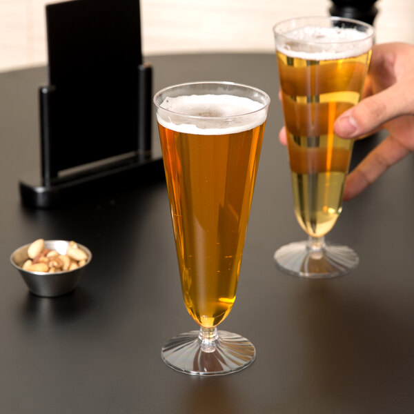 WNA Comet SW12 12 oz. 2-Piece Plastic Pilsner Cup - 10/Pack