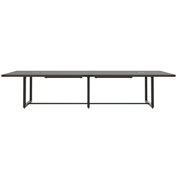 Safco MRS12STO Mirella 12' Southern Tobacco Rectangular Conference Table