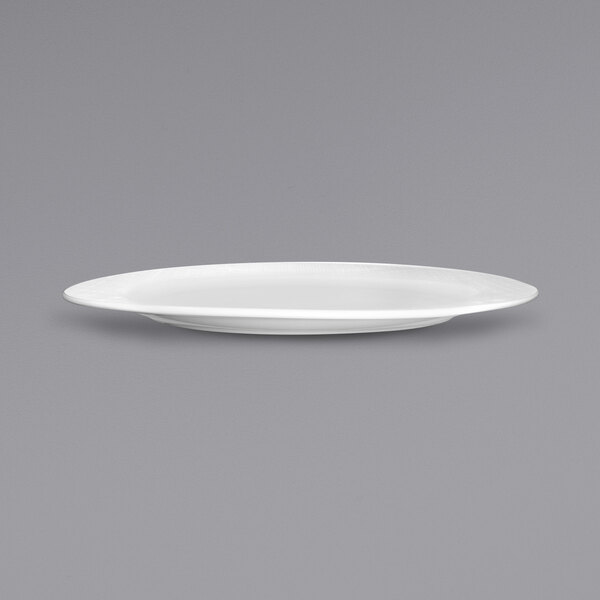 International Tableware DR-12 Dresden 10 1/8" x 7" Bright White ...