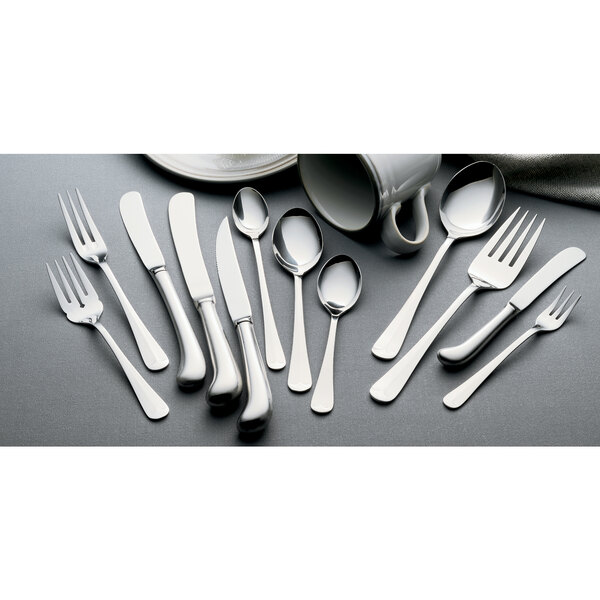 Vollrath 48104 Queen Anne 8 3/8" 18/0 Stainless Steel Heavy Weight ...