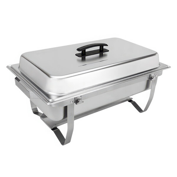Sterno 70153 8 Qt. Foldable Frame Buffet Chafer Set