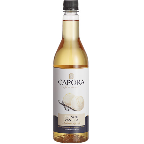 Capora French Vanilla Flavoring Syrup 750 mL