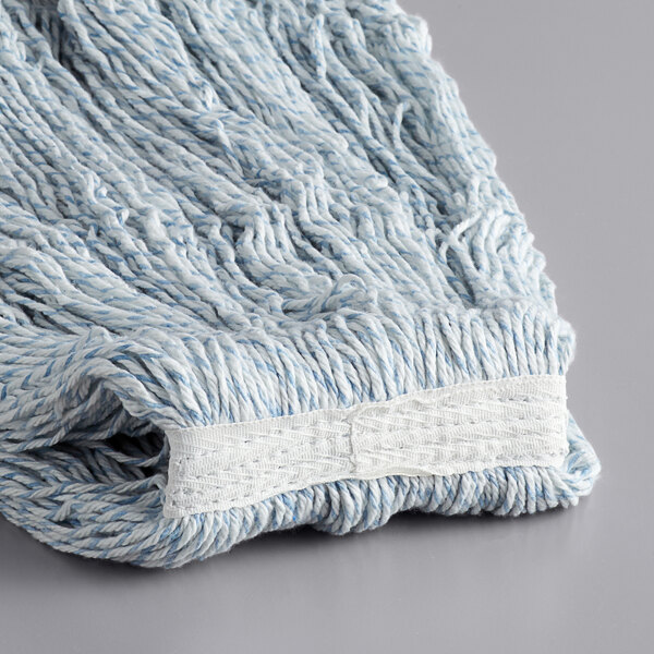 Carlisle Flo-Pac 369674B14 24 oz. #32 Blue and White Rayon Blend Looped ...