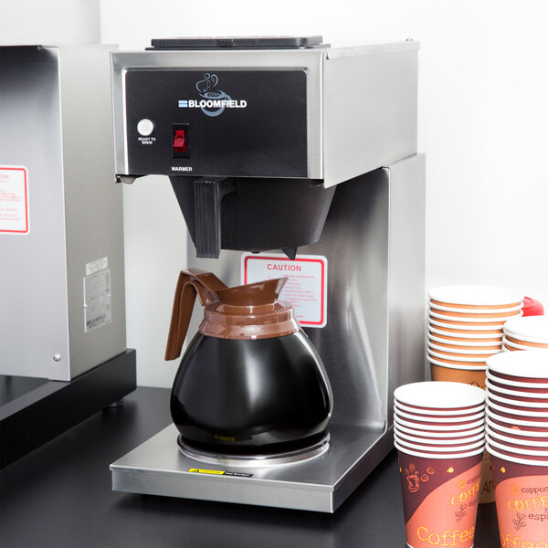 Bloomfield 8542-D1 Koffee King 1 Warmer In-Line Pourover Coffee Brewer ...