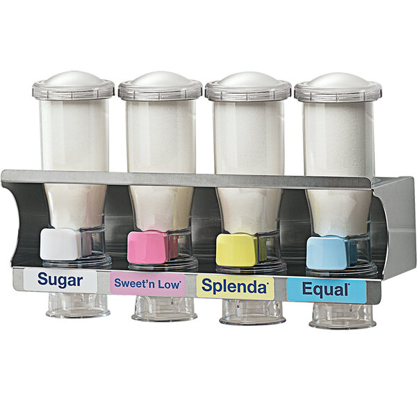 Server SWTS-414 80102 InSweeten® SweetStation® Quad 14 oz. Sweetener ...