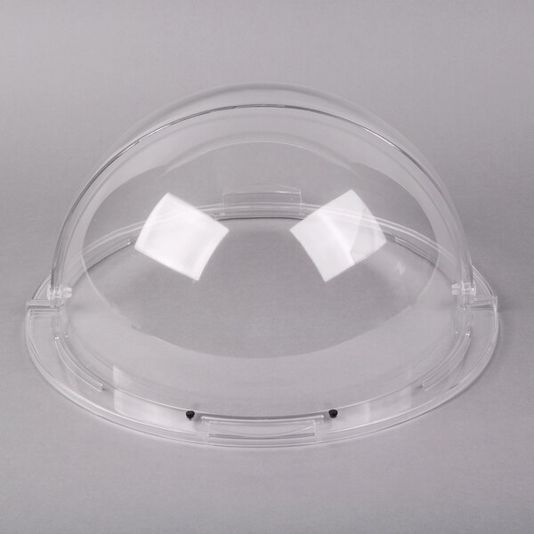 GET CO-2098-CL 16 1/4" x 8" Designer Polyweave Clear Round Cover for WB ...