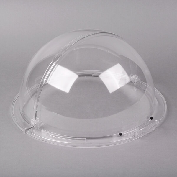 GET CO-2098-CL 16 1/4" x 8" Designer Polyweave Clear Round Cover for WB ...