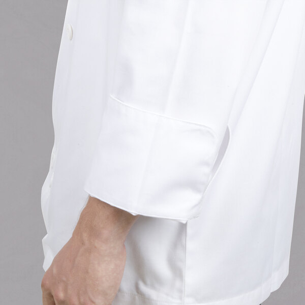 Chef Revival Silver Knife and Steel J002 Unisex White Customizable Long ...