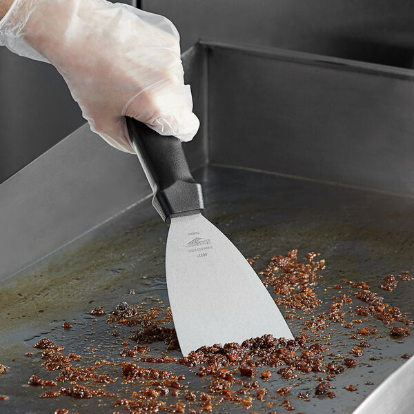 Vollrath 46931 Beveled Edge Grill Scraper - 9 11/16" x 3 1/8"