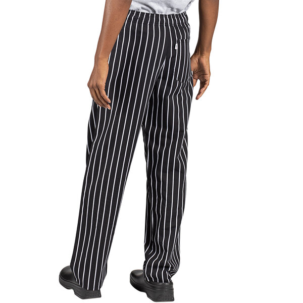 Uncommon Chef 4010 Unisex Chalk Stripe Customizable Traditional Chef ...