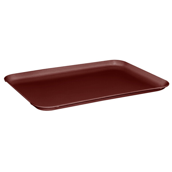 MFG Tray 305001-1247 16" x 22" Burgundy Rectangle Fiberglass Cafeteria ...