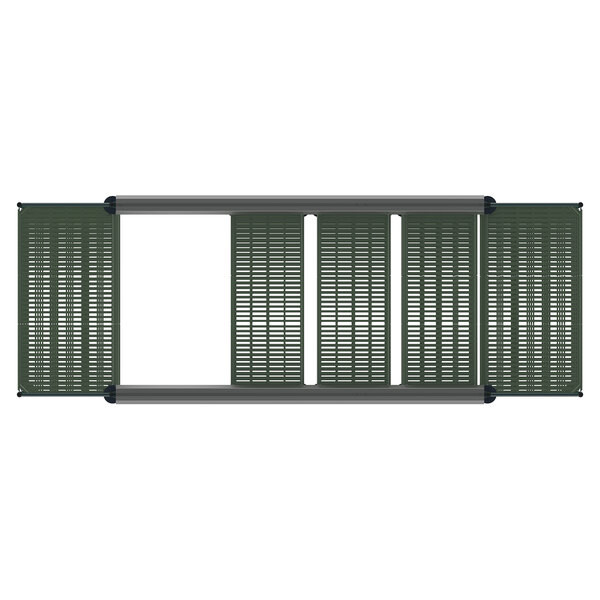 Metro TT12-E2448M1848P Super Erecta Pro 12' x 4' Top-Track Kit