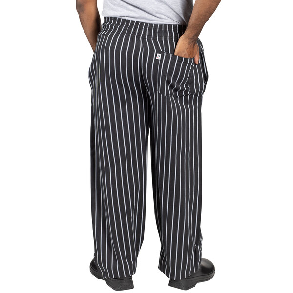 Uncommon Chef 4000 Unisex Chalk Stripe Customizable Classic Chef Pants ...