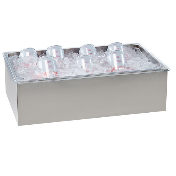 Cal-Mil 22064-12-55 Stainless Steel Ice Housing with Clear ...