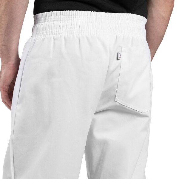 Uncommon Chef 4000 Unisex White Customizable Classic Chef Pants - XS