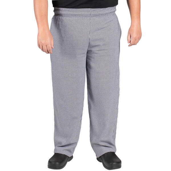 Uncommon Chef 4000 Unisex Houndstooth Customizable Classic Chef Pants - XS