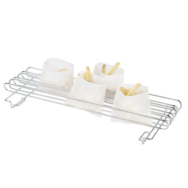 Tablecraft 4040 French Fry Holder / Taco Rail - Holds (12) 6" Taco Shells