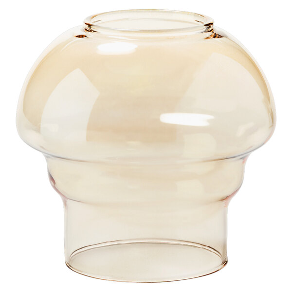 Hollowick 46AL Amber Luster Mushroom Glass Globe