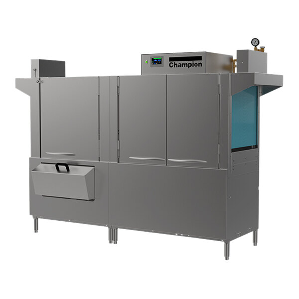 Champion 80 Pro Series 44" Single Tank Rack Conveyor Dishwashing ...
