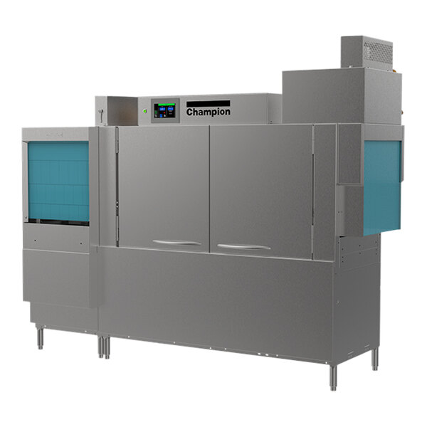 Champion 86 Pro Series 64" Two Tank Rack Conveyor Dishwashing Machine ...