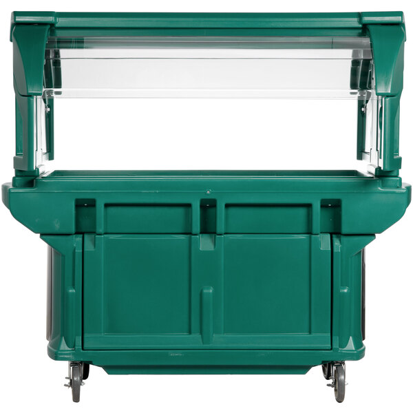 Cambro VBRU5519 Kentucky Green 5' Versa Ultra Food / Salad Bar with ...