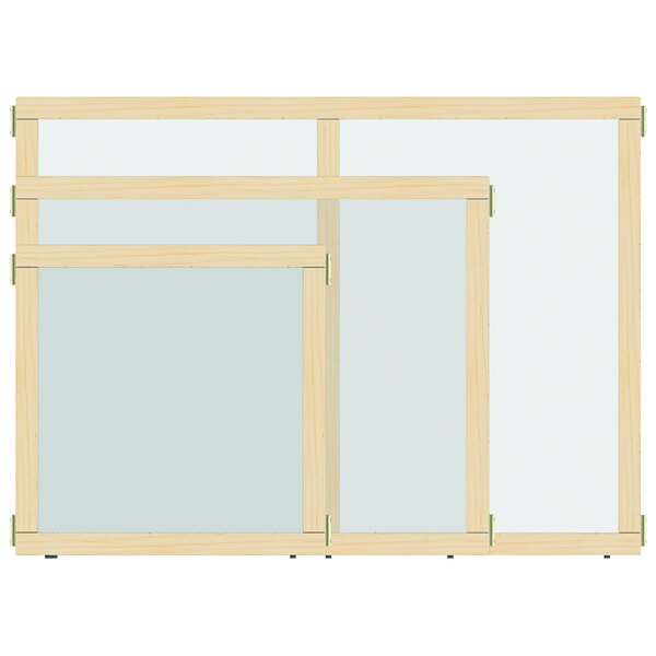 KYDZ Suite 1514JCAPL 48" x 35 1/2" A-Height Acrylic See-Thru Panel
