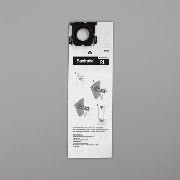 Sanitaire 68104 RL Premium Paper Vacuum Bag - 5/Pack