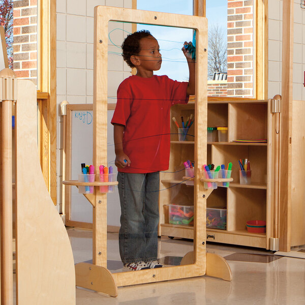 Jonti-Craft Baltic Birch 0640JC 35" x 15" x 50" See-Thru Easel