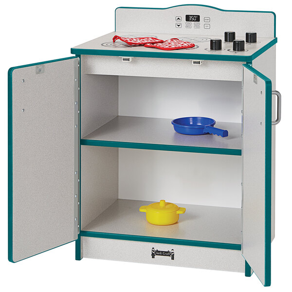 Rainbow Accents 2409JCWW005 Culinary Creations 20" x 15" x 27" Teal ...