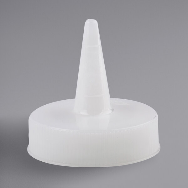 Tablecraft 100TC TipTop Solid White Standard Cone Tip Cap for Squeeze ...