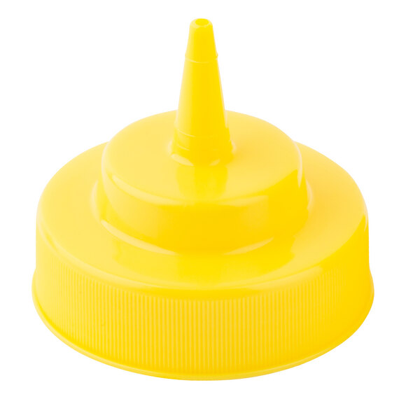 Tablecraft 63TM Solid Yellow Widemouth Cone Tip Cap for Squeeze Bottles ...