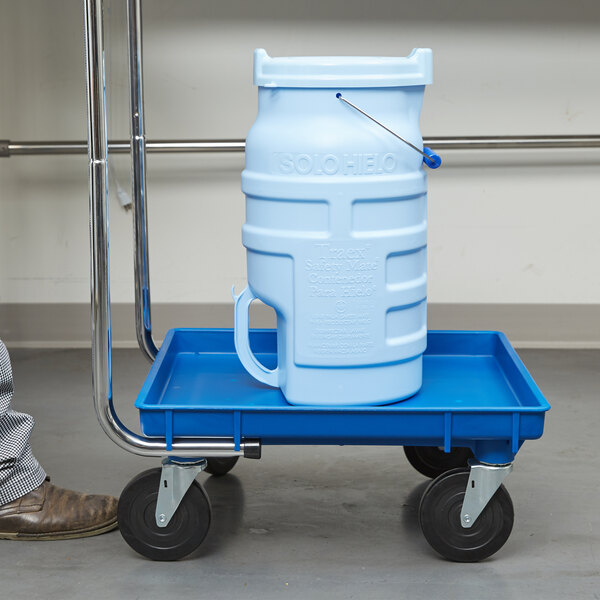 Vollrath 1697-44 Traex® Blue Rack Dolly Base (No Handle) - 21" x 21"