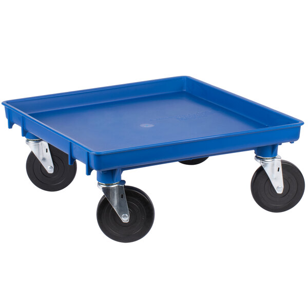 Vollrath 1697-44 Traex® Blue Rack Dolly Base (No Handle) - 21" x 21"
