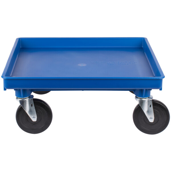 Vollrath 1697-44 Traex® Blue Rack Dolly Base (No Handle) - 21" x 21"