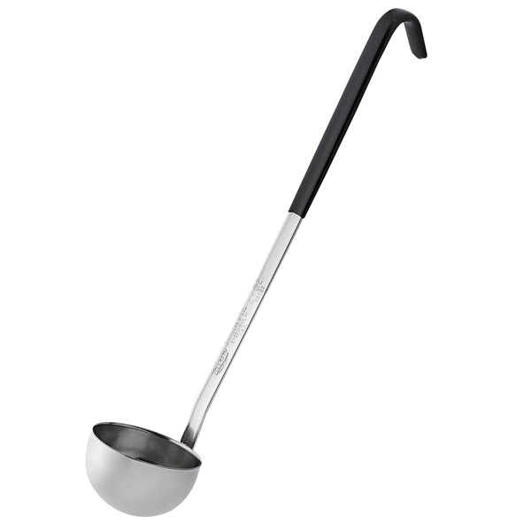 Vollrath 58022 2 oz. Two-Piece Stainless Steel Ladle with Black Kool ...