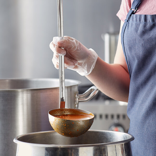 Vollrath 58500 12 oz. Two-Piece Stainless Steel Ladle