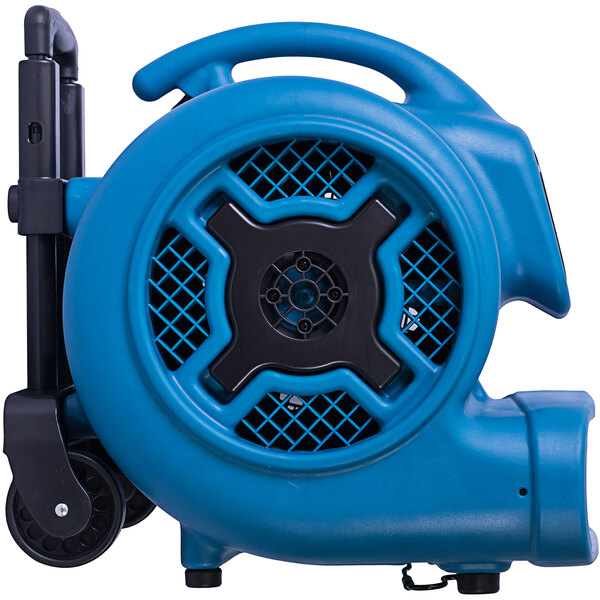 XPOWER P-800H-Blue 3-Speed Air Mover with Telescopic Handle and Wheels ...