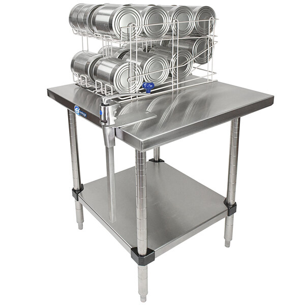 Edlund EDCS-11F Edvantage® Stationary Can Opening Station with S-11 ...